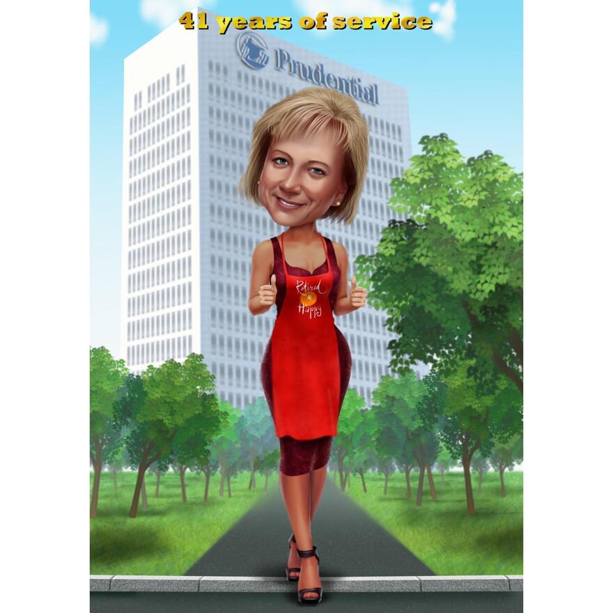 Custom Years of Service Drawing to Honor Employee Achievement🏢🎨🖌️. Get ...