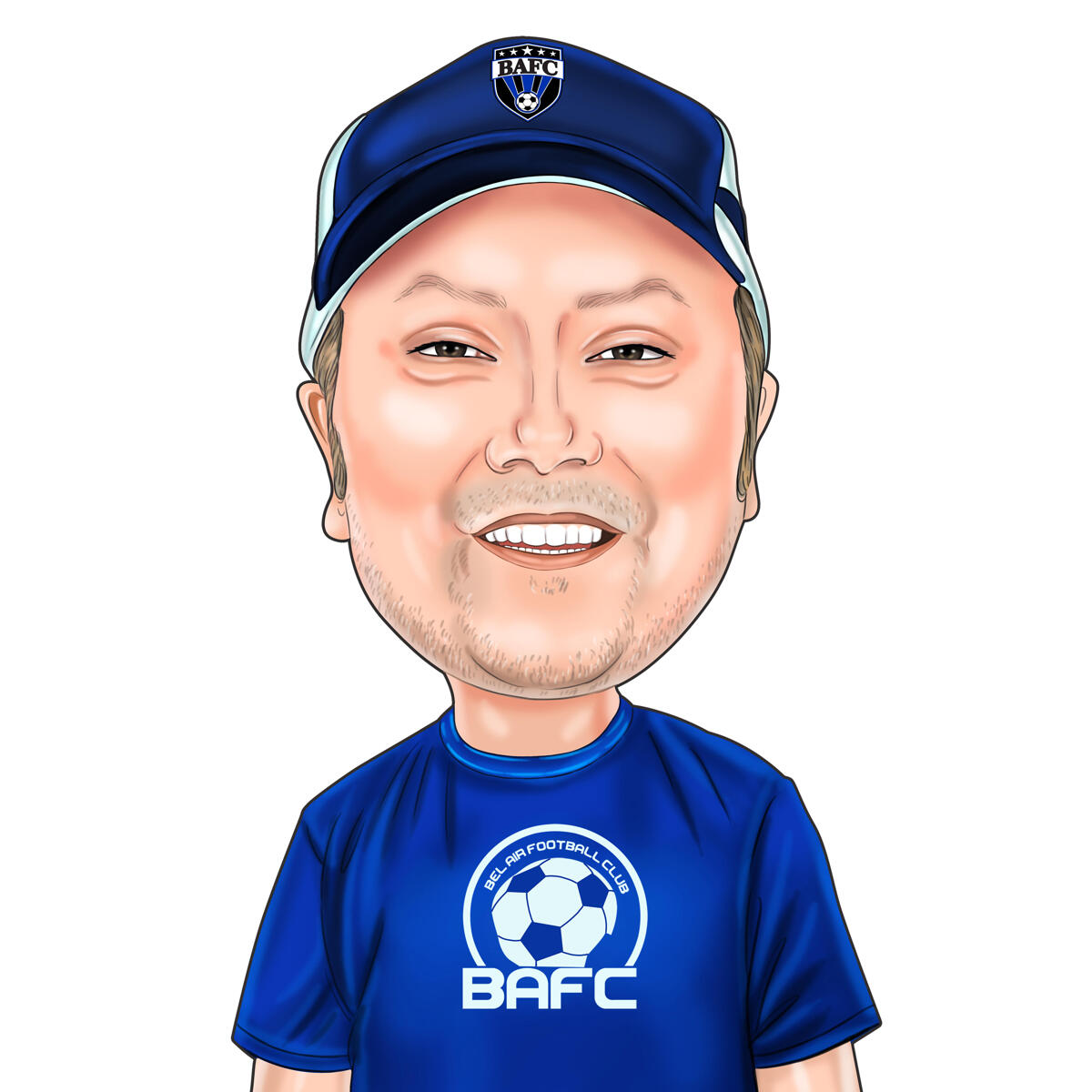 Soccer Coach Cartoon Drawing