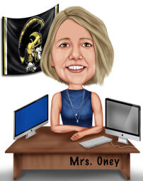 Boss Head and Shoulders Drawing