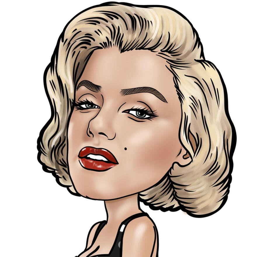 Colored Cartoon Drawing