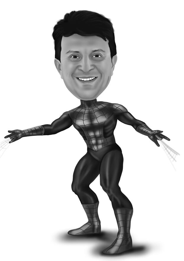 Superhero Muscle Drawing