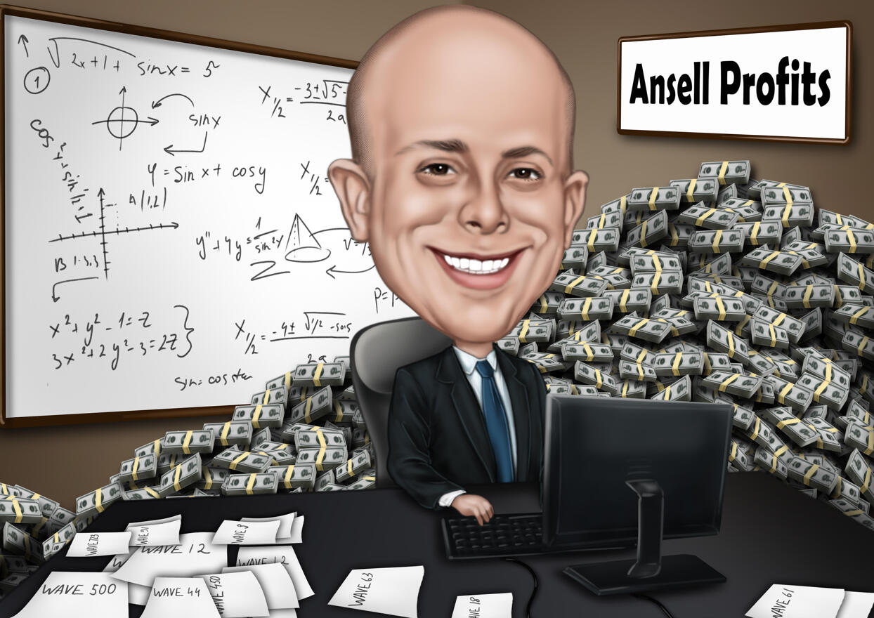 Sales Executive Cartoon