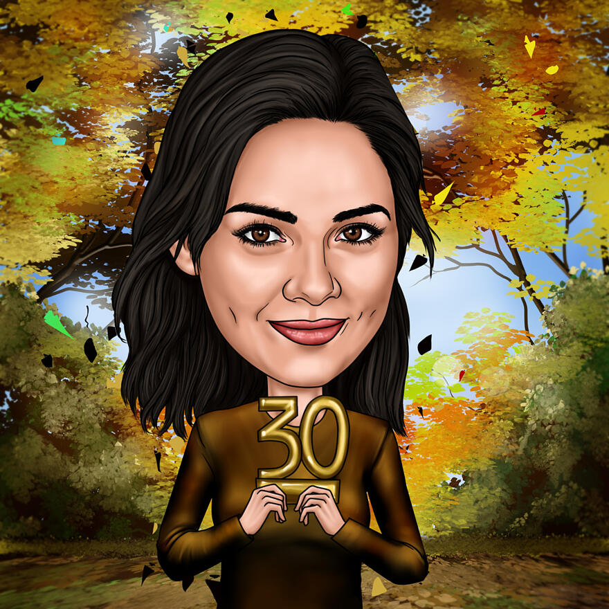Spectacular 30 Years Anniversary: Custom Caricature Gift 🎁 🎁 🎁. View ...