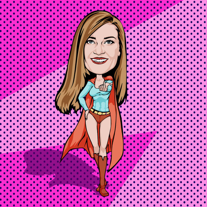 Pop Art Cartoon Hand-Drawn from Photos