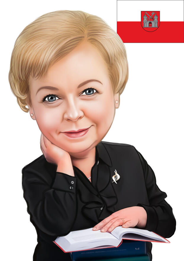 Business Woman Drawing Avatar