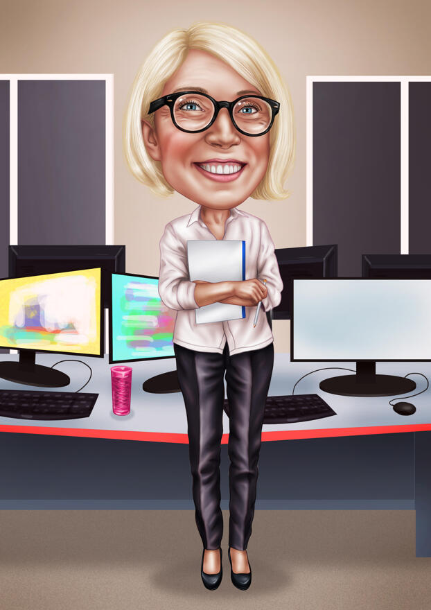 Product Manager Caricature