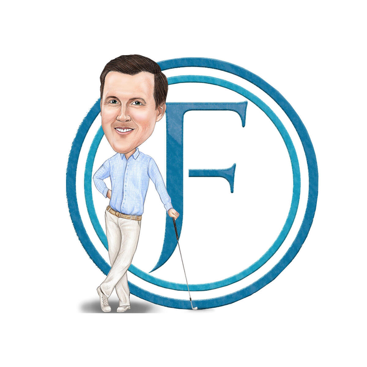 Desen avatar complet cu logo