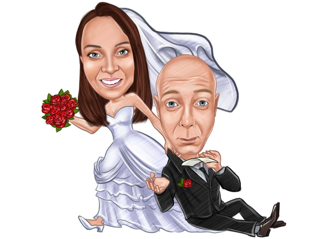 Divertido Novio Novia