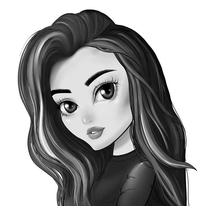 Anime Caricature Hand-Drawn from Photos