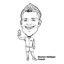Full Body High Exaggerated Outline Caricature