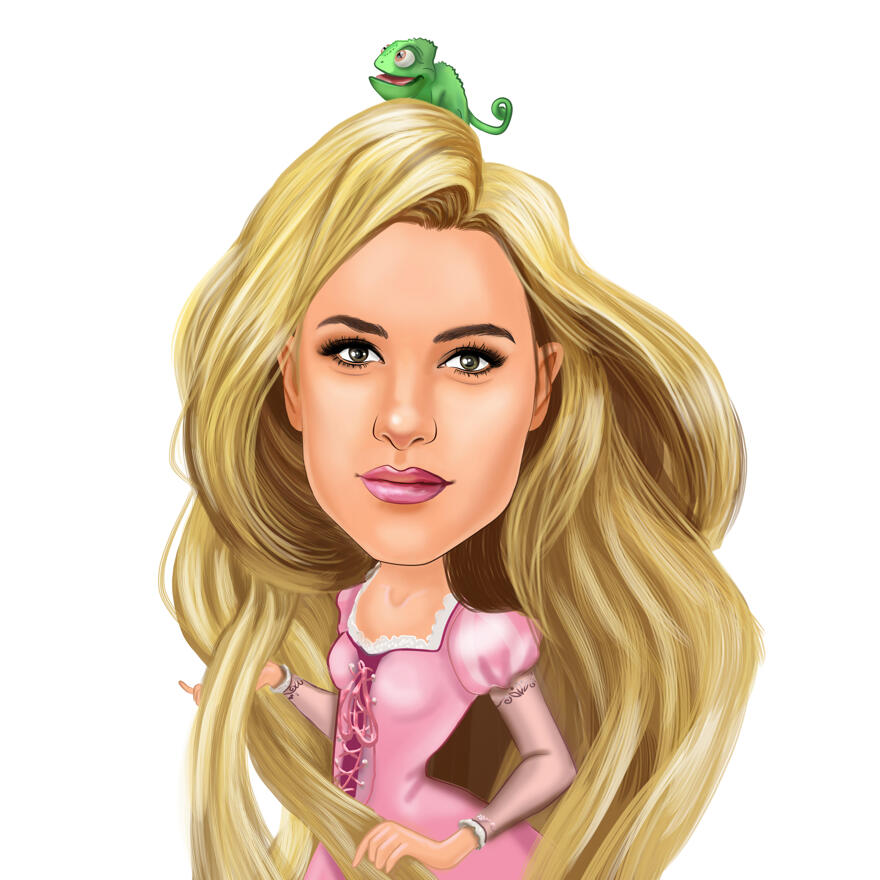 Custom Snow White Cartoon Drawing