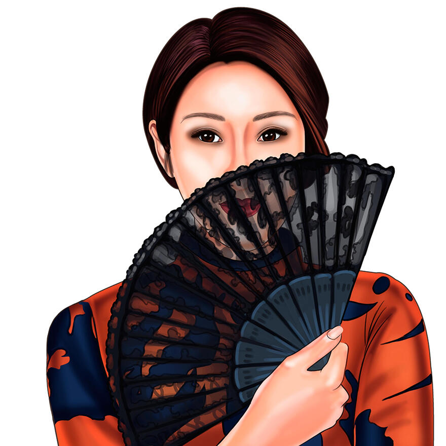 Japanese Portrait from Your Photos