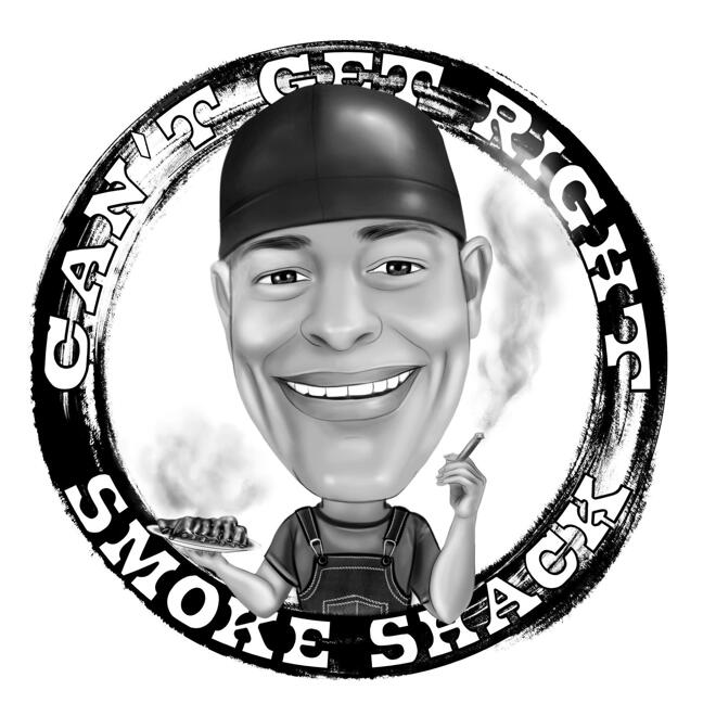 Cartoon Logo Hand-Drawn from Photos