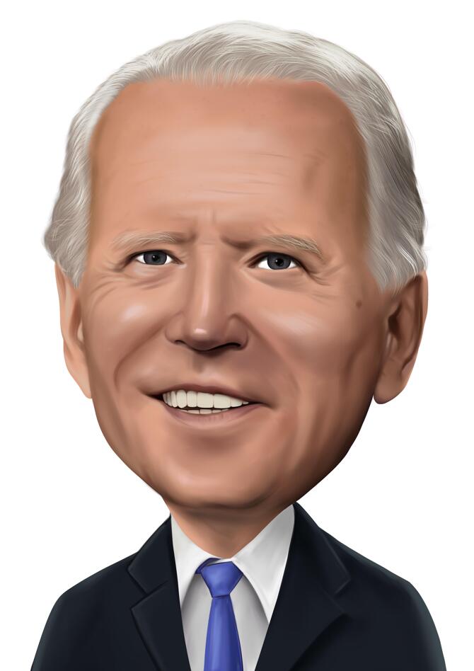 5 Unique Drawing Styles of Joe Biden Caricatures by Photolamus