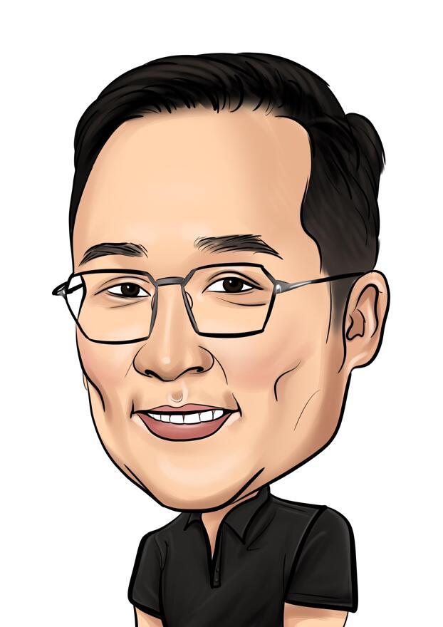Colored Cartoon Drawing