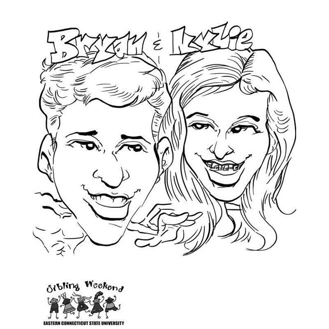 Outline Caricature Hand-Drawn from Photos