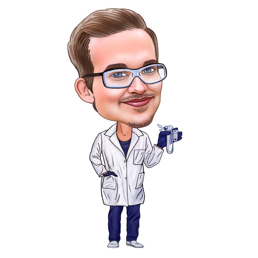 Caricature Full Body Pencil of Any Profession or Hobby