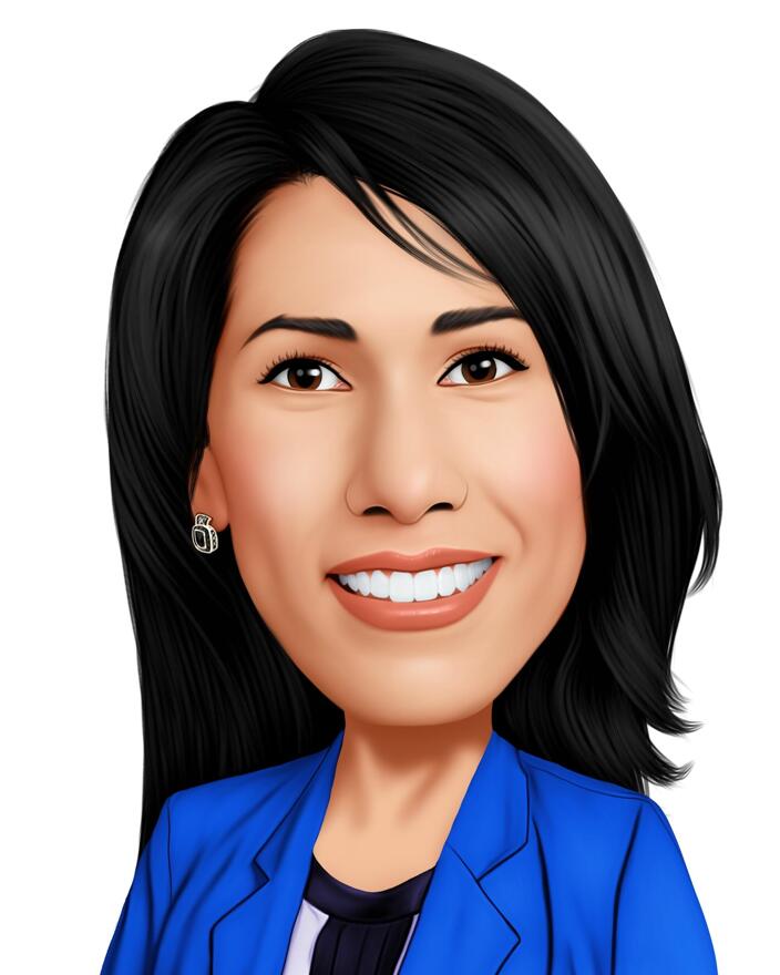 Business Woman Drawing Avatar