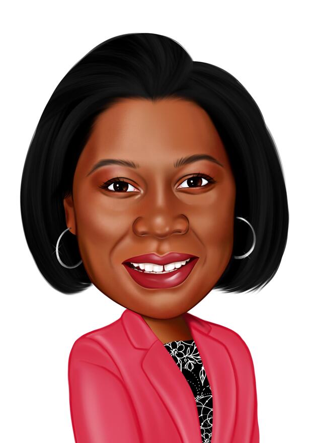 Business Woman Drawing Avatar