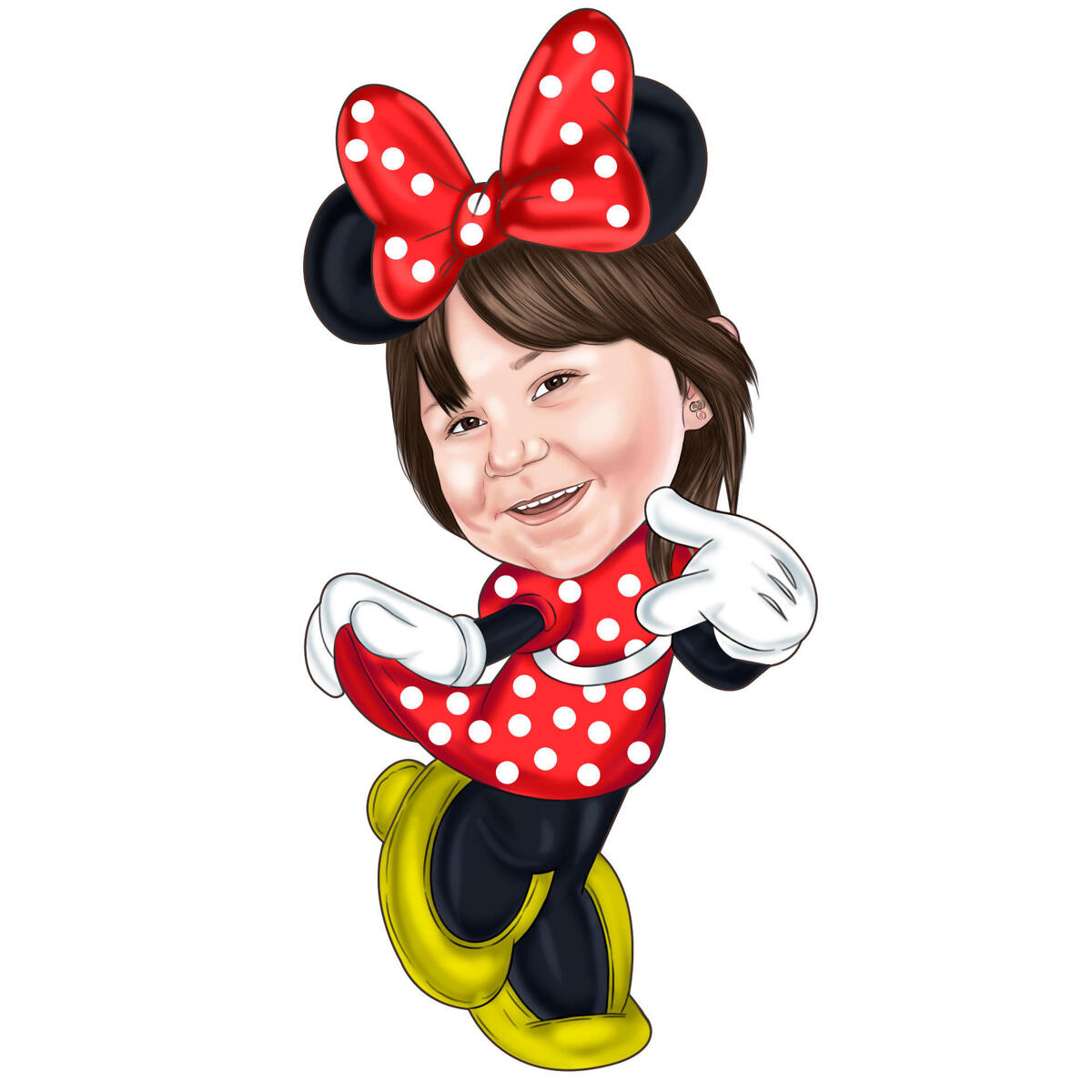 Mickey Çocuklar İçin Karikatürlerden İlham Verdi | Özel Karikatür Sanatı