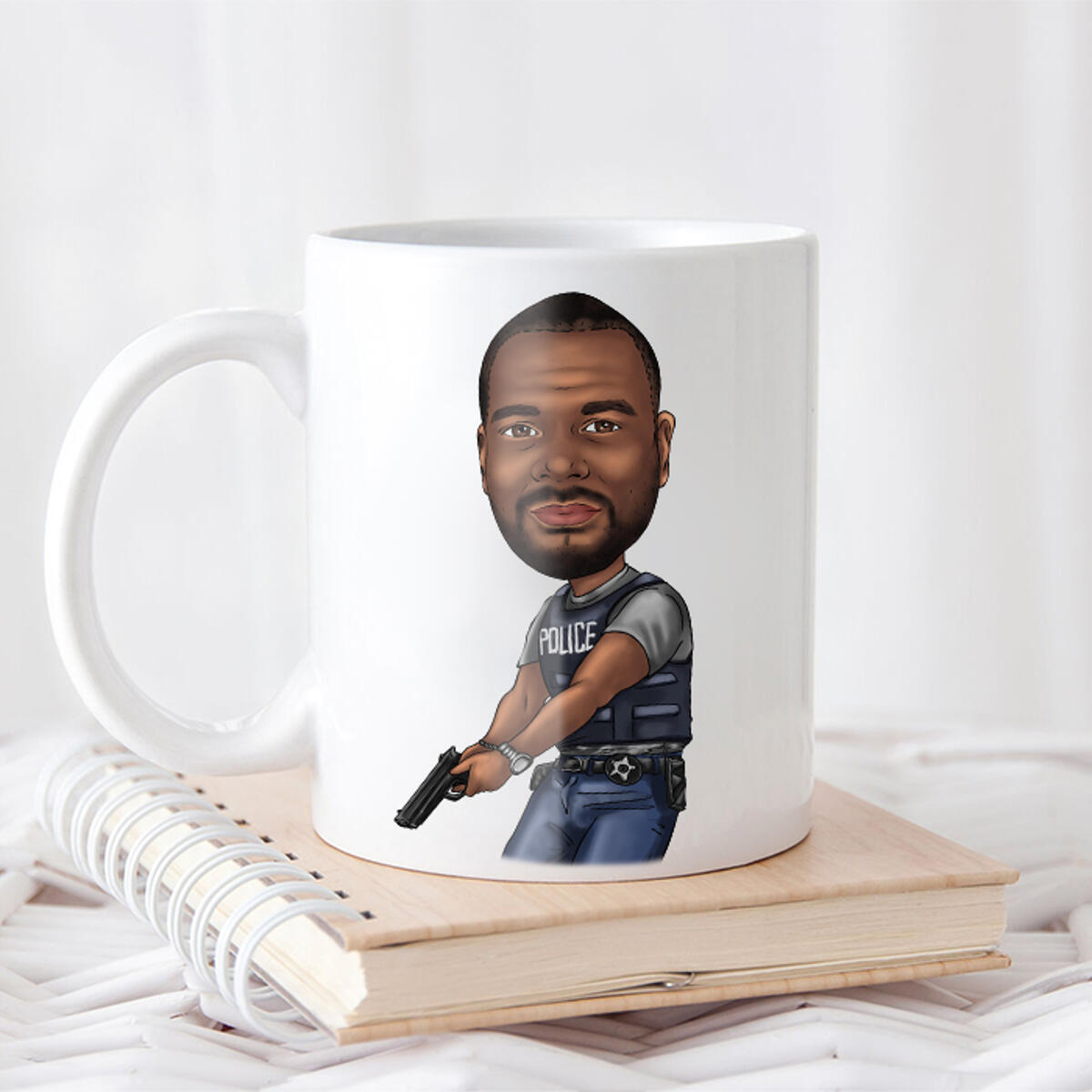 Order a Custom Police Mug - A Tribute to Dedication and Service👮🎁🖌️ ...