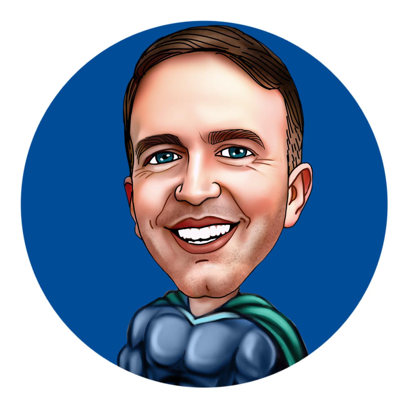 Cartoon Avatar Hand-Drawn from Photos