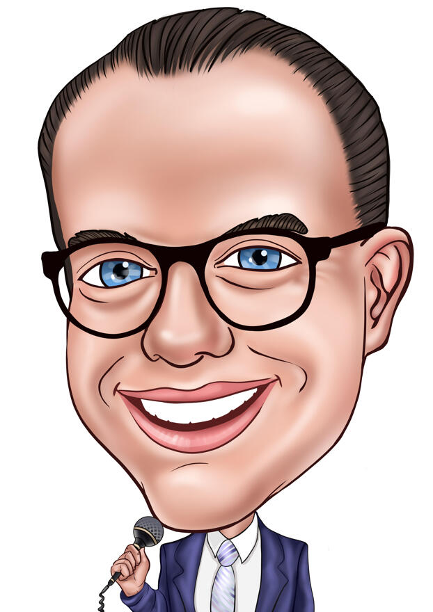 Celebrity Colored Cartoon