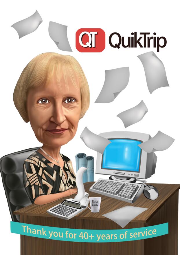 Sales Executive Cartoon