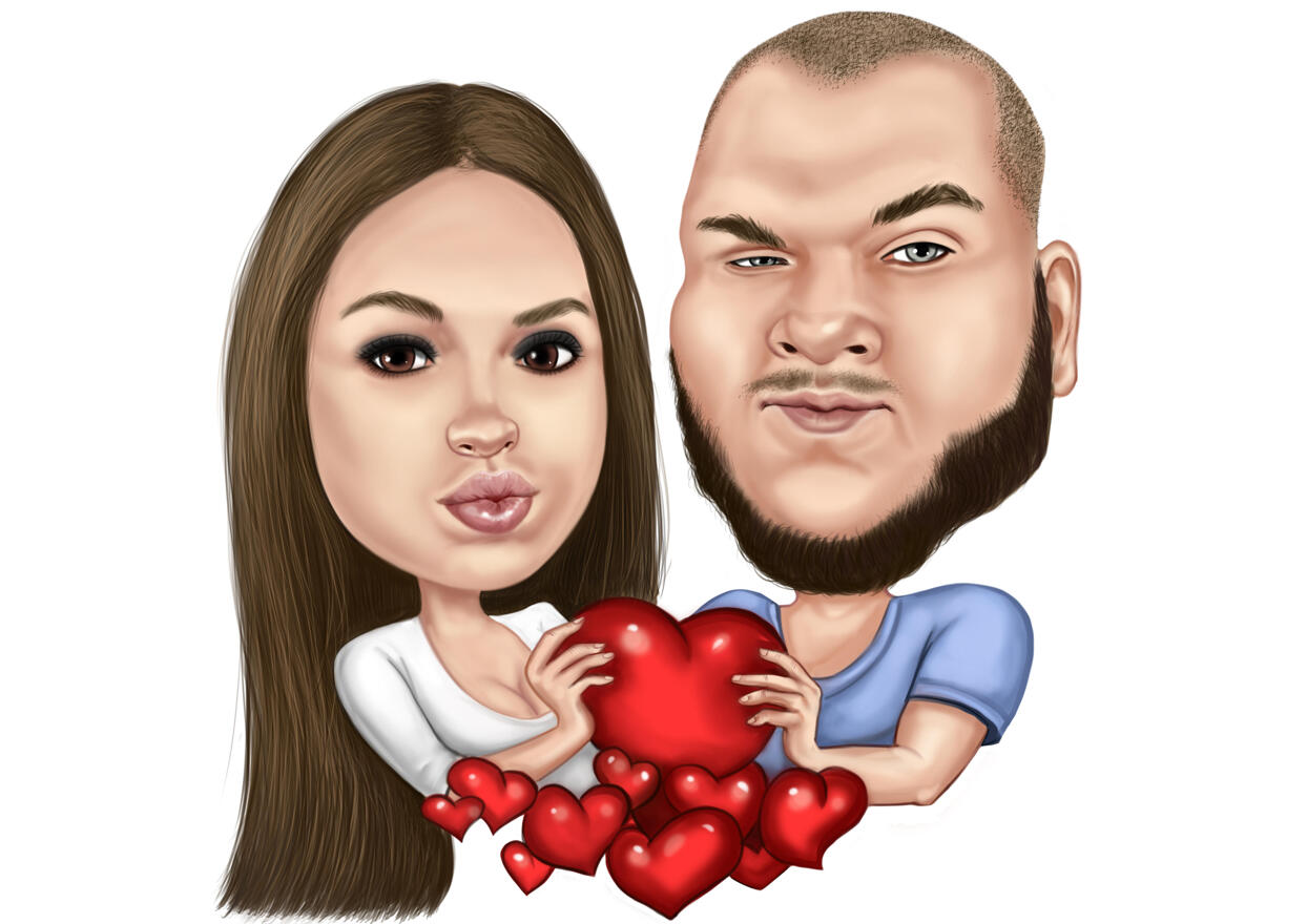 Cartoon Couple Drawings