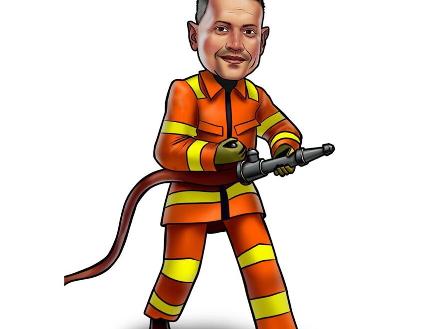 Indian Fireman Clipart