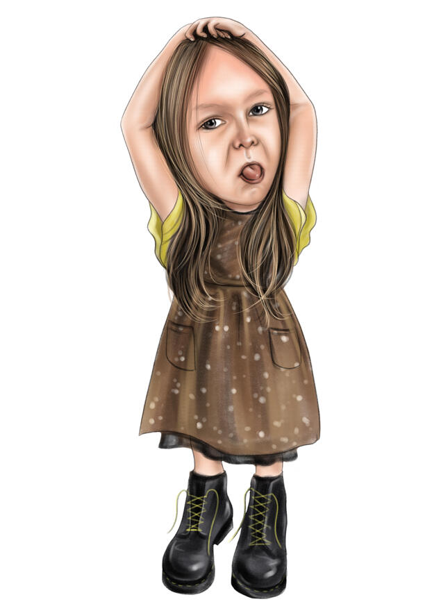 Full Body Child Caricature