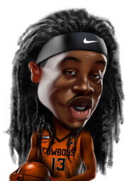 Funny Caricature Head Drawing