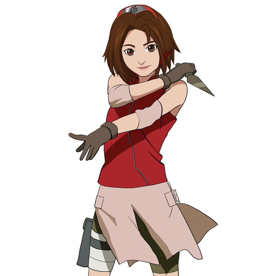 Japanese Style Character Drawing