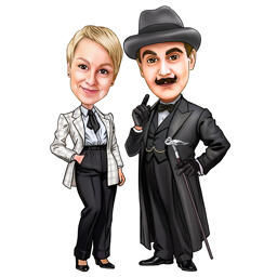 Business Partner Cartoon Caricature – Fun Cartoon Image of Business ...