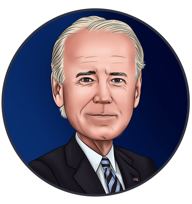 5 Unique Drawing Styles of Joe Biden Caricatures by Photolamus