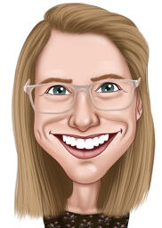Caricature of Person in High Exaggeration Style from Your Photos