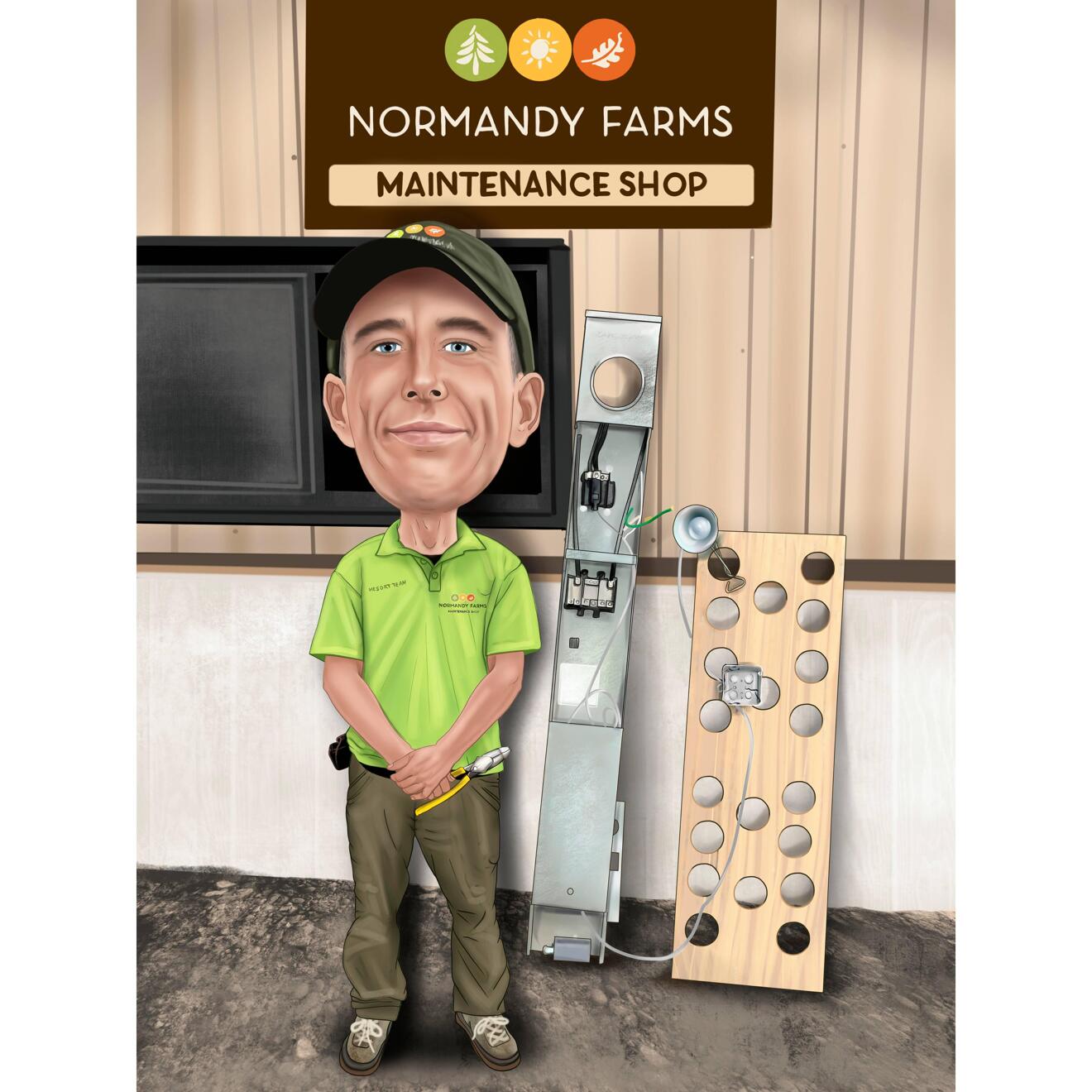 Electrical Engineer Caricature