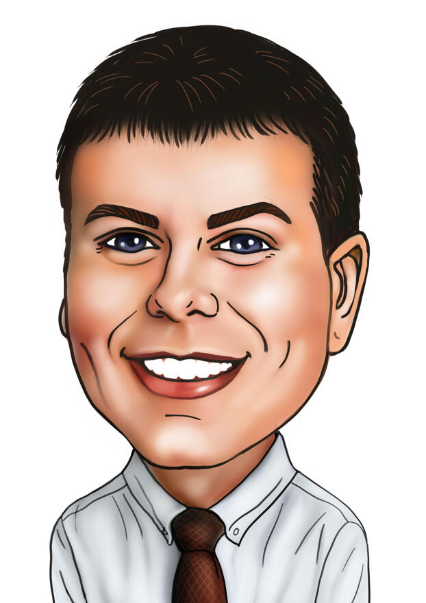 Colored Cartoon Drawing