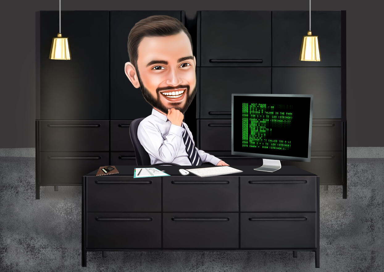 Sales Executive Cartoon