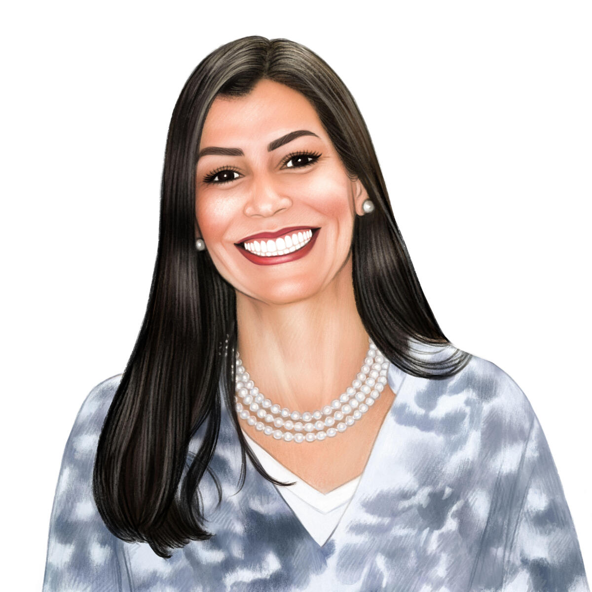 Retratos de mulheres personalizados a partir de fotos | Retrato de ...