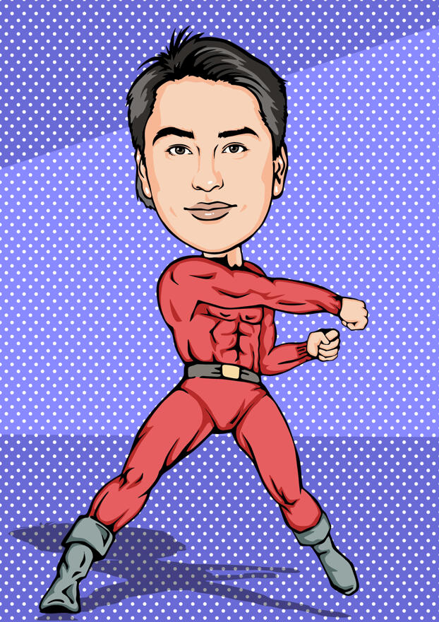 Pop Art Superhero Portrait