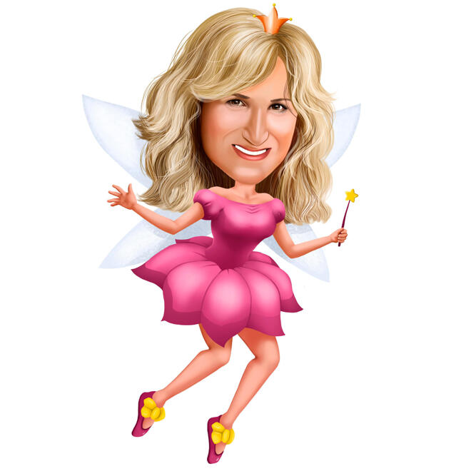 Caricatura de hadas personalizada