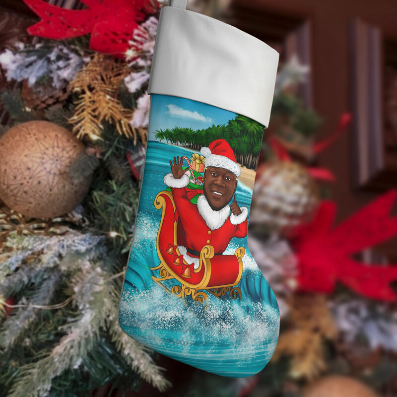 Cartoon Christmas Stocking