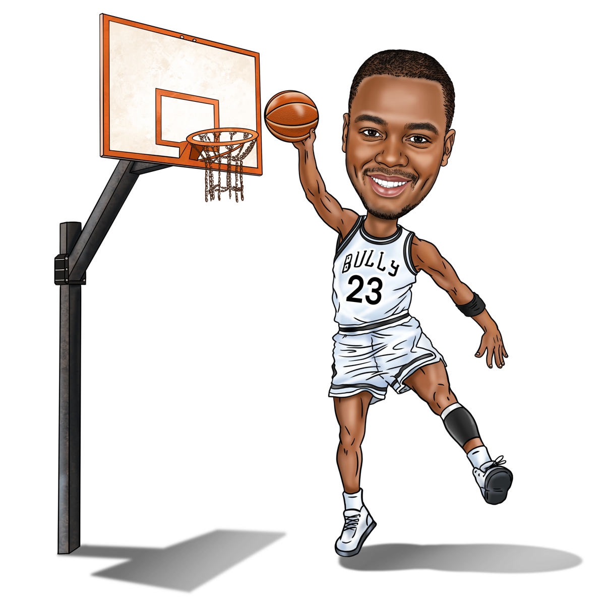 Dazzling Full Body Basketball Player Artwork🏀⛹️‍♂️🥇. Click for more info! ️