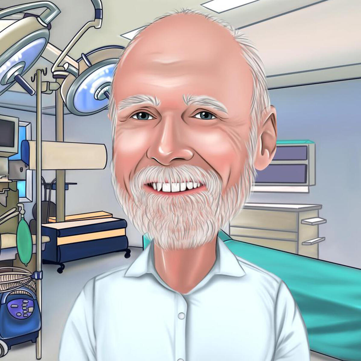 Original Old Man Caricature: Any Profession Cartoon 👴. See all styles!