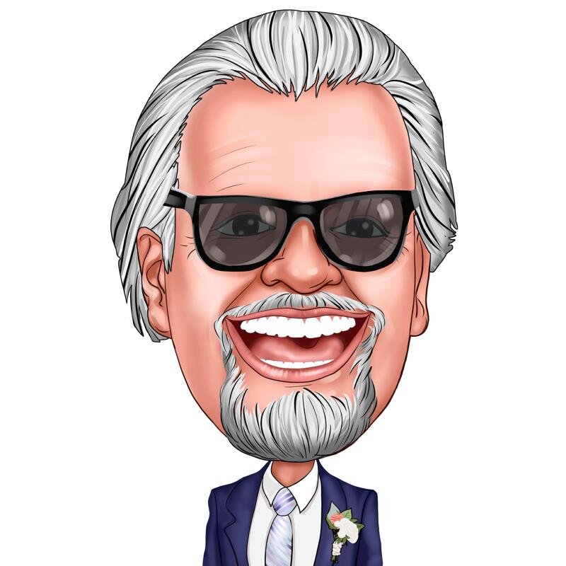 Kändis färgad tecknad serie