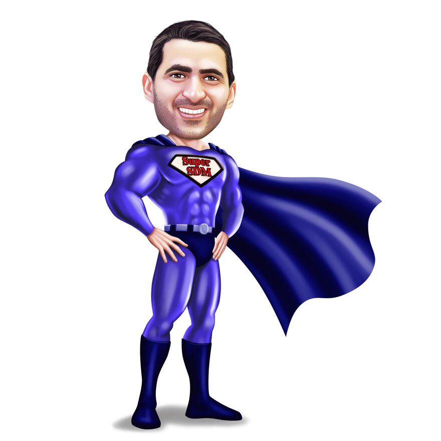 Superhero Awards for Employees - Custom Cartoons