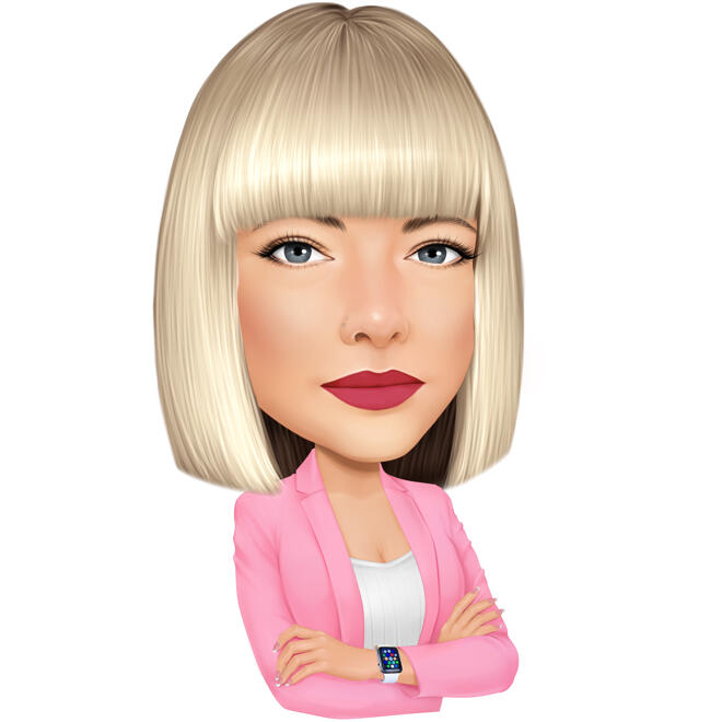 Business Woman Drawing Avatar