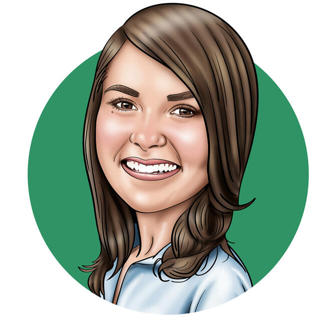 Cartoon Avatar Hand-Drawn from Photos