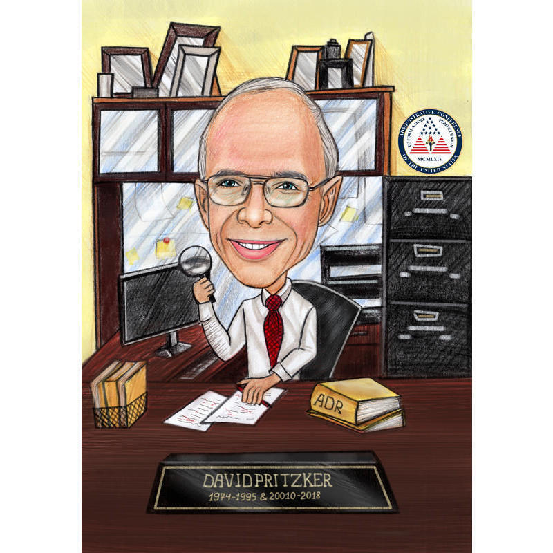 Custom Office Gift Drawing for Employee